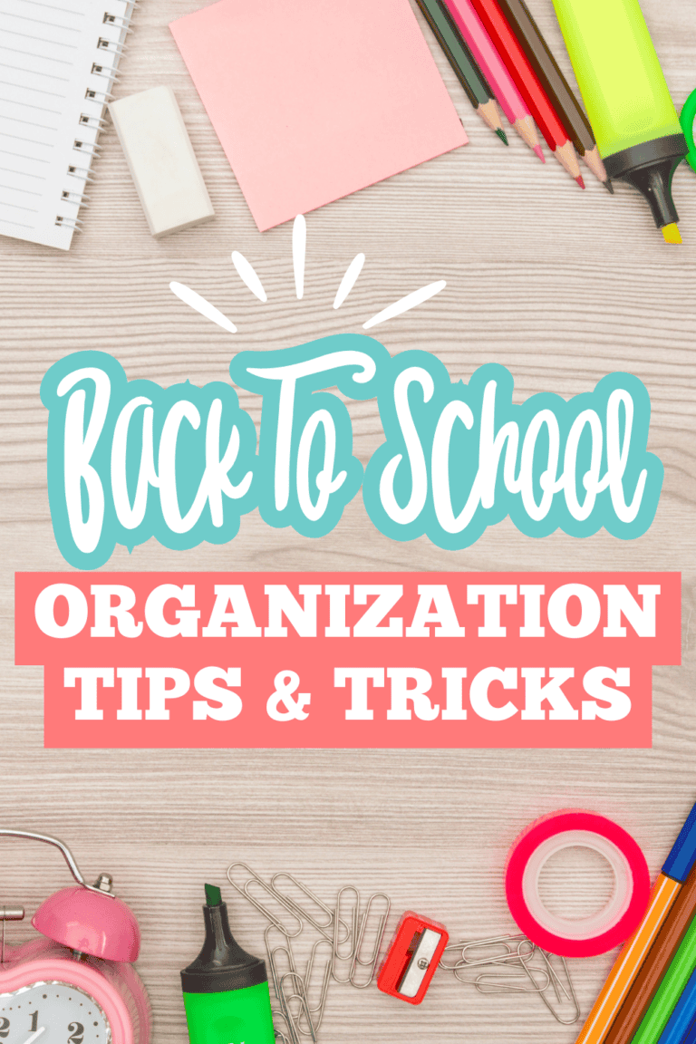 12 Genius Back To School Organization Tips Moms Swear By! - School Run ...