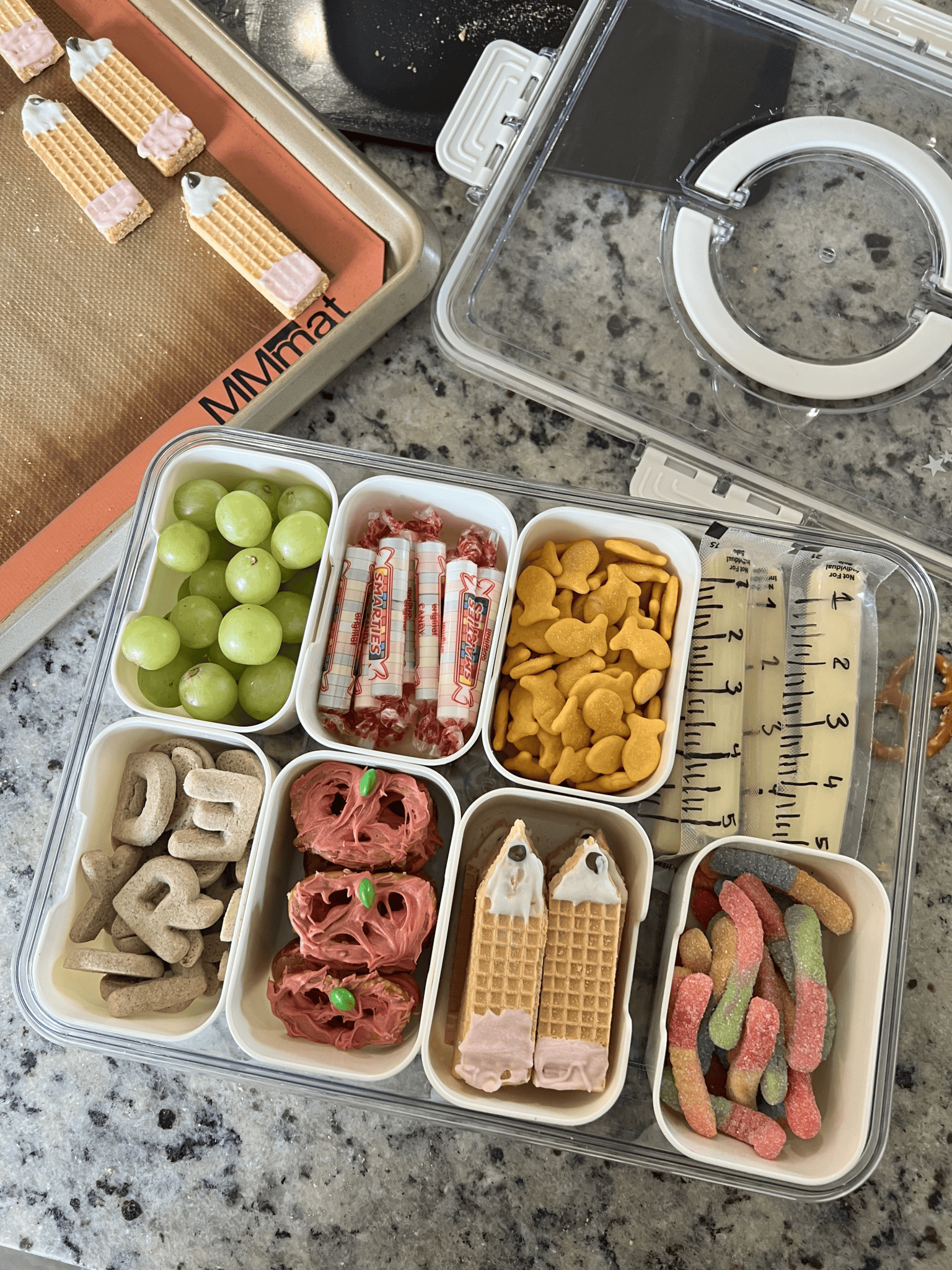 Fun & Tasty School Themed Snacks For Back To School - School Run Messy Bun